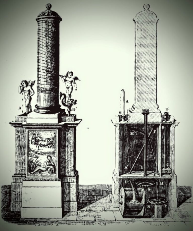 Greek water clock - Link and Tag